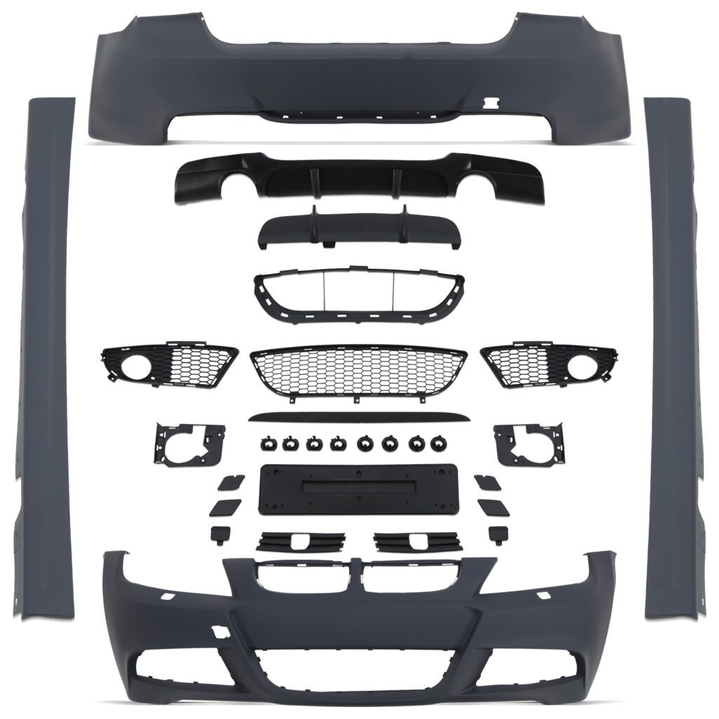 Full Body Kit M Performance Style For BMW 3 Series E90 LCI 09-12 ...
