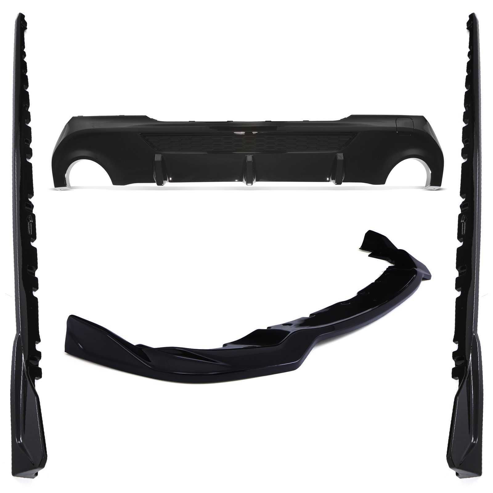 Gloss Black Aero Lowline Body Kit For BMW 1 Series F40 19-24 – Premium ...